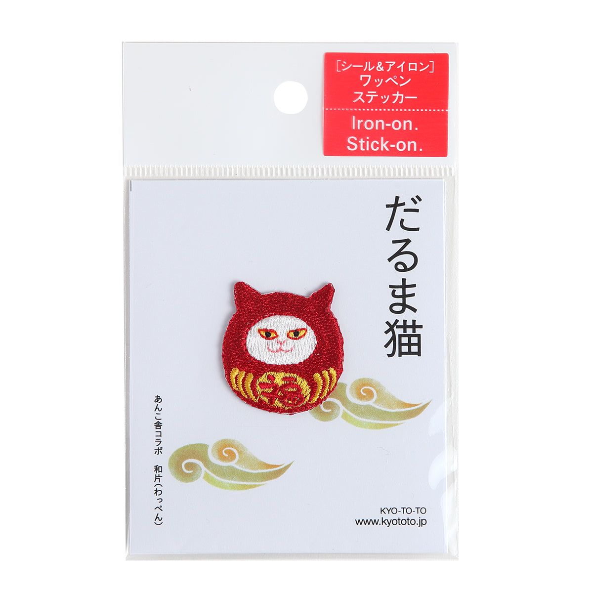 Patch／Cat Daruma – KYO-TO-TO