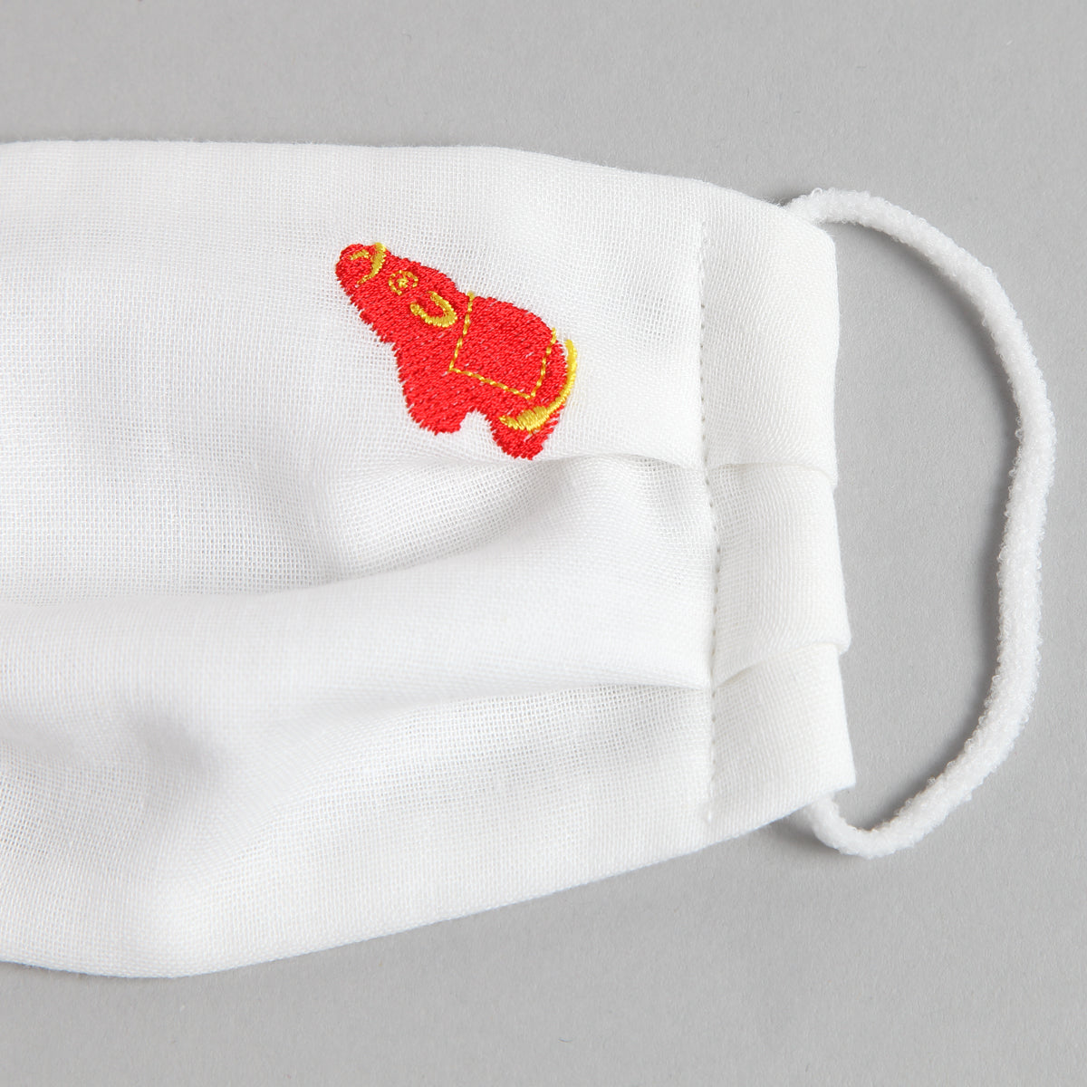 Kids Face Mask／Year of the Ox (White) – KYO-TO-TO